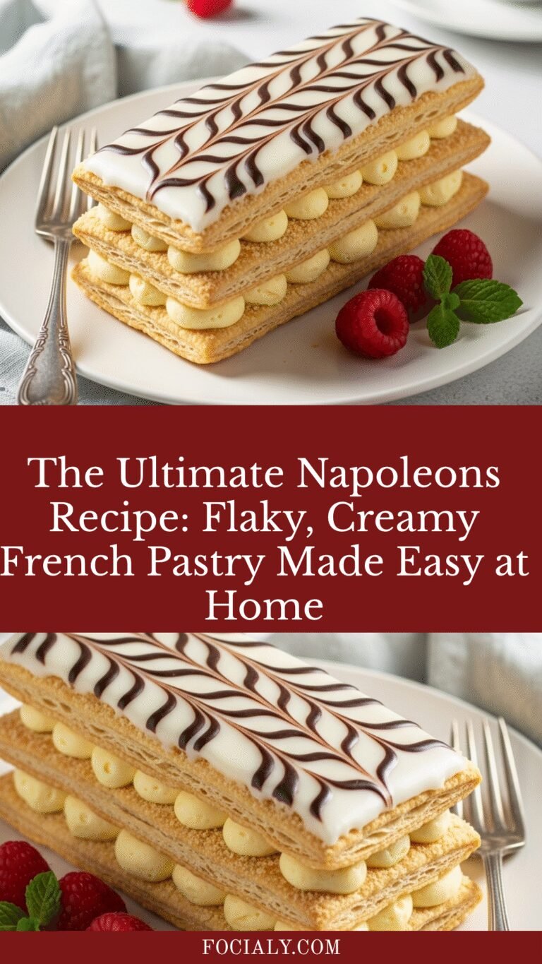 The Ultimate Napoleons Recipe: Flaky, Creamy French Pastry Made Easy at ...