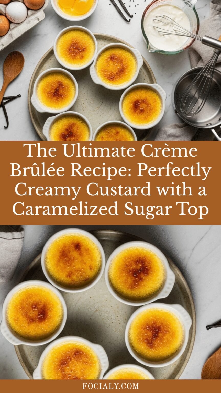 The Ultimate Crème Brûlée Recipe: Perfectly Creamy Custard with a ...