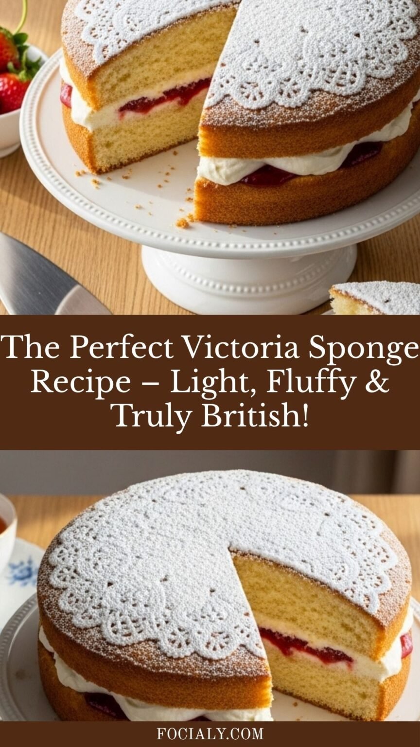 The Perfect Victoria Sponge Recipe – Light, Fluffy & Truly British!