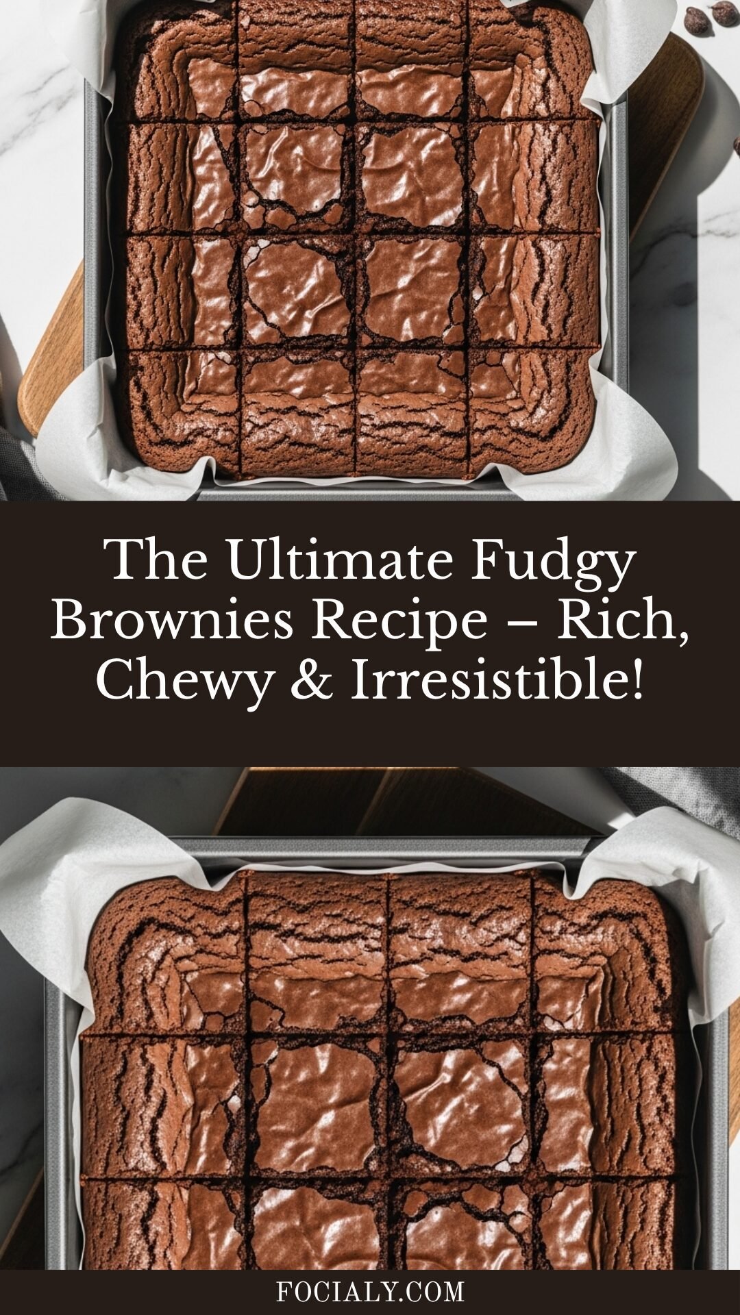 The Ultimate Fudgy Brownies Recipe – Rich, Chewy & Irresistible!